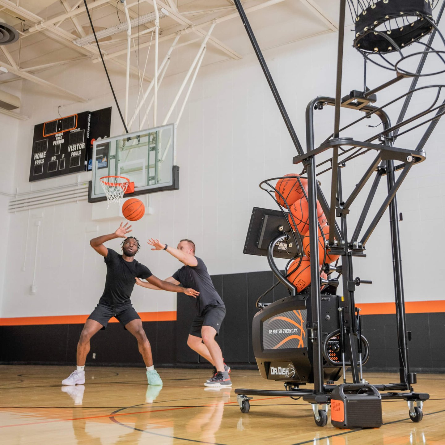 Basketball Shooting Machines for Schools | Dr. Dish Basketball